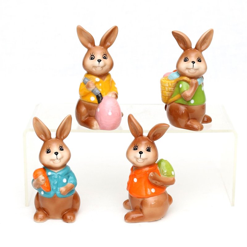 Osterhasenfiguren Glasiert 12 X 5 5 X 6 Cm 4er Set 15 95 Osterhasenfiguren Glasiert 12 X 5 5 X 6 Cm 4er Set 15 95